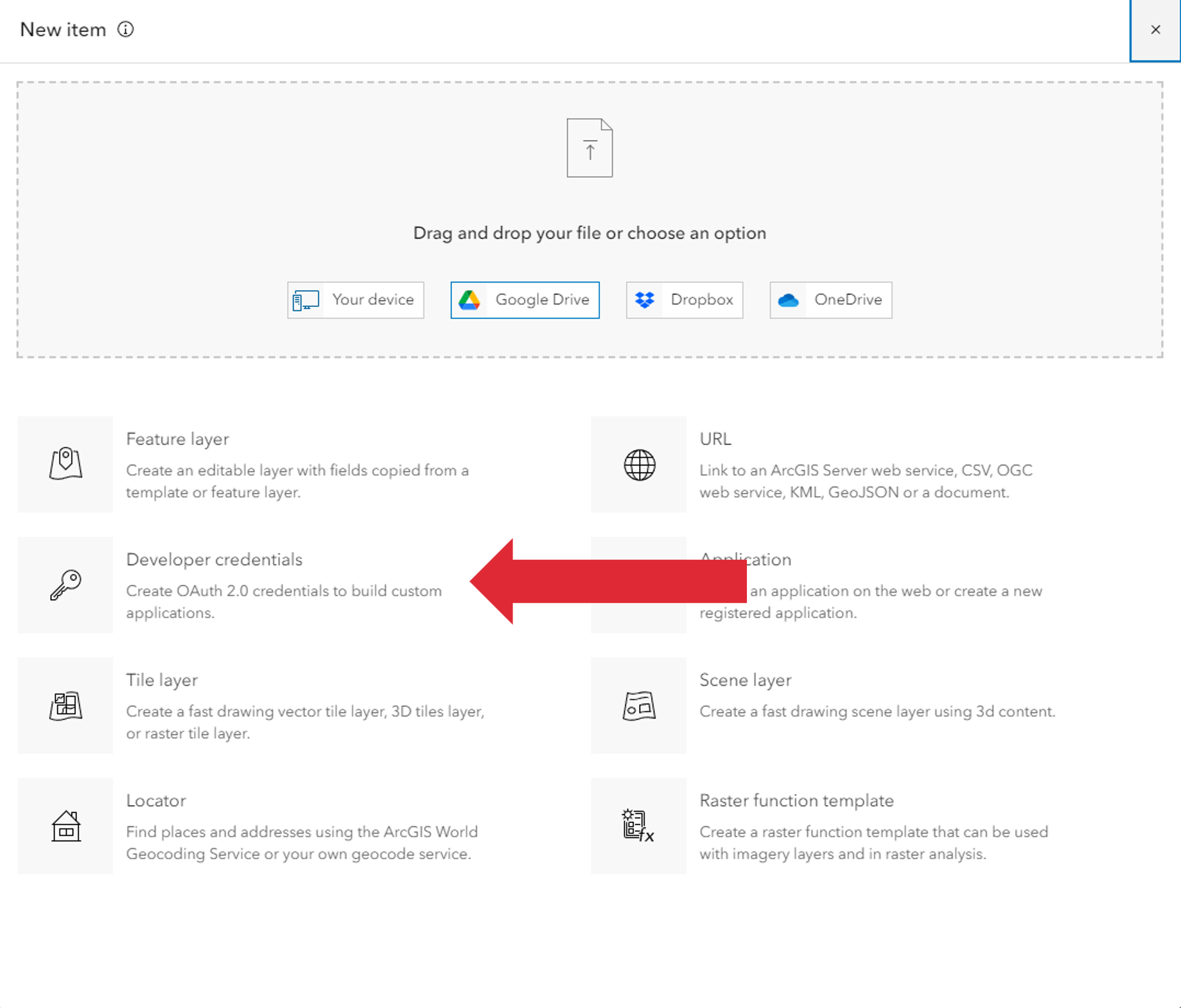 Adding An Arcgis Credential — Geodesic Python Api Main Documentation